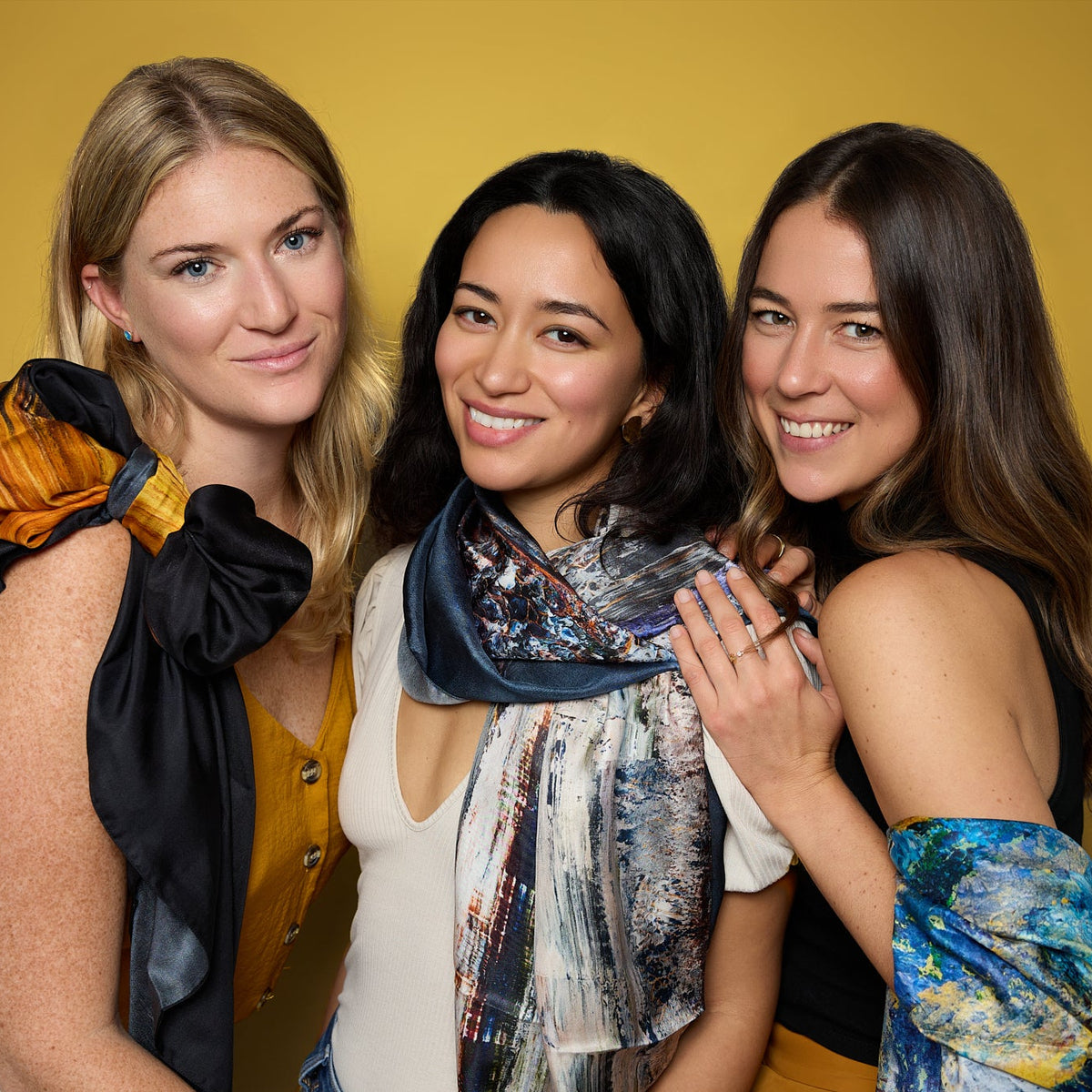 Josie's Editions - Wildlife Silk Scarves – Josie's Art Studio